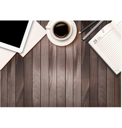 Background with cup of coffee Royalty Free Vector Image