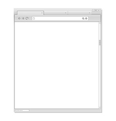 Web browser windows template Royalty Free Vector Image