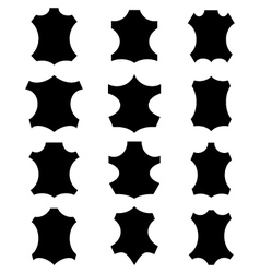 Genuine leather icon simple Royalty Free Vector Image