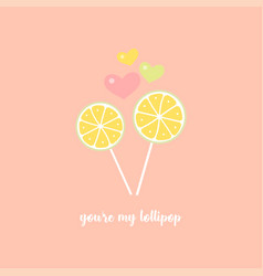 Sweet candy poster Royalty Free Vector Image - VectorStock