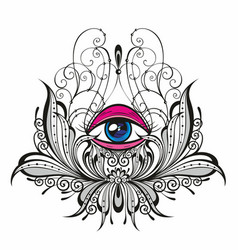 Tattoo eye Royalty Free Vector Image - VectorStock