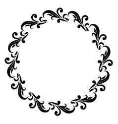 Decorative round Royalty Free Vector Image - VectorStock