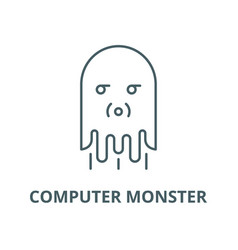 Matching monster shadow game Royalty Free Vector Image