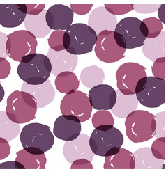 Abstract geometric seamless pattern with circles Vector Image