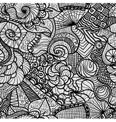 Hand drawn seamless pattern Royalty Free Vector Image