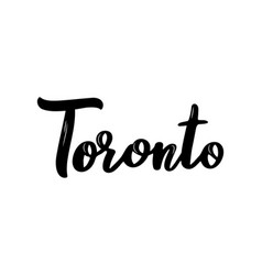 Toronto skyline silhouette in colorful geometric Vector Image