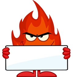 Cartoon flame Royalty Free Vector Image - VectorStock