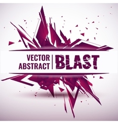 An abstract explosion Royalty Free Vector Image