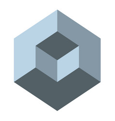 Visual deception - modern optical illusion Vector Image