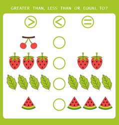 Educational math game for kids Royalty Free Vector Image