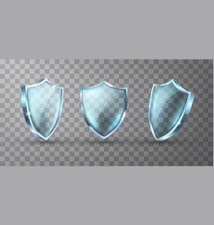 Glass shield transparent shield and acrylic Vector Image