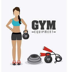 Gym design Royalty Free Vector Image - VectorStock