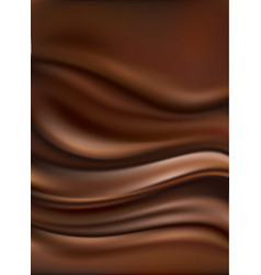 Dark chocolate waves background Royalty Free Vector Image