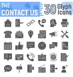 Vintage phone line icon contact us and website Vector Image