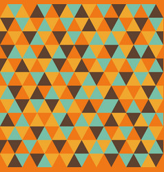 Retro triangle pattern Royalty Free Vector Image