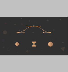 Keyframe essentials in after effects easy ease Vector Image