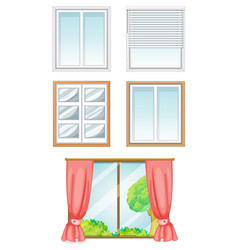 Window cartoon symbol icon design Royalty Free Vector Image