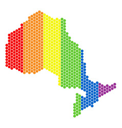 Lgbt spectrum dot germany map Royalty Free Vector Image