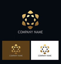 Natural home logo design Royalty Free Vector Image