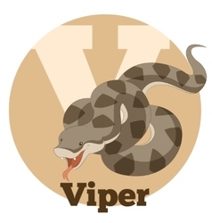 ABC Cartoon Viper Royalty Free Vector Image - VectorStock