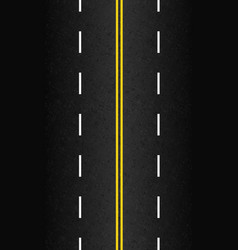 Road markings top view icon set Royalty Free Vector Image