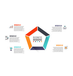 Business data visualization Royalty Free Vector Image