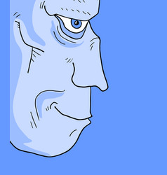 Ugly face Royalty Free Vector Image - VectorStock