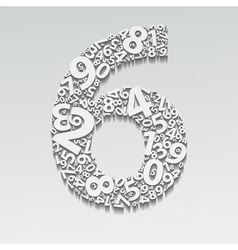 Six violet colored fruits Royalty Free Vector Image