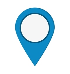 Gps label icon Royalty Free Vector Image - VectorStock