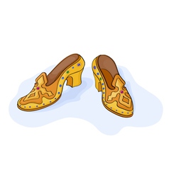 Magic shoes Royalty Free Vector Image - VectorStock