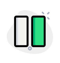 Large vertical grids box frame columns layout Vector Image