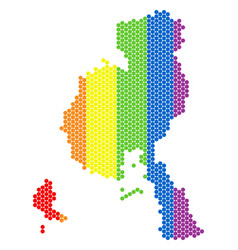 Lgbt spectrum dot germany map Royalty Free Vector Image