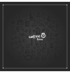 Coffee time seamless Royalty Free Vector Image