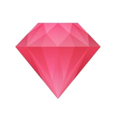 Red diamond Royalty Free Vector Image - VectorStock