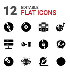 Computer hardware icons Royalty Free Vector Image