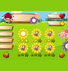 Pixel art game background Royalty Free Vector Image