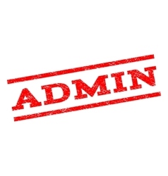 Admin Watermark Stamp Royalty Free Vector Image