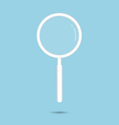 Magnifying glass outline icon Royalty Free Vector Image