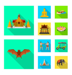 Design journey and exotic symbol set Royalty Free Vector