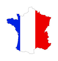Map of france Royalty Free Vector Image - VectorStock