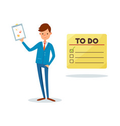 Weekly to do list Royalty Free Vector Image - VectorStock