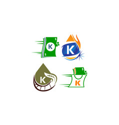 Candy logo design template Royalty Free Vector Image