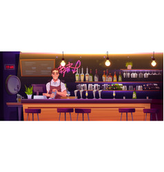 Pub and restaurant background scene Royalty Free Vector