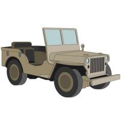 Willys jeep ww 2 Royalty Free Vector Image - VectorStock