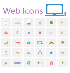 100 Universal Icons For Web and Mobile volume 2 Vector Image