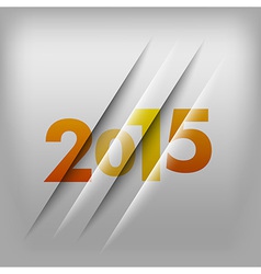2015 numbers orange Royalty Free Vector Image - VectorStock
