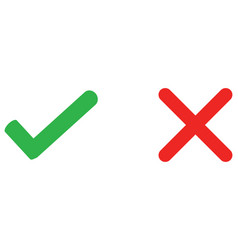 Figure holding in hands symbol right check mark Vector Image