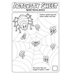 Activity sheet handwriting practise 9 Royalty Free Vector