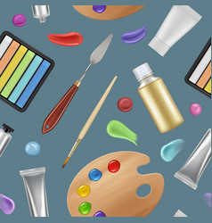 Watercolor paintbox painter tool Royalty Free Vector Image