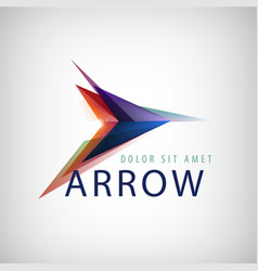 Abstract arrows icon logo Royalty Free Vector Image